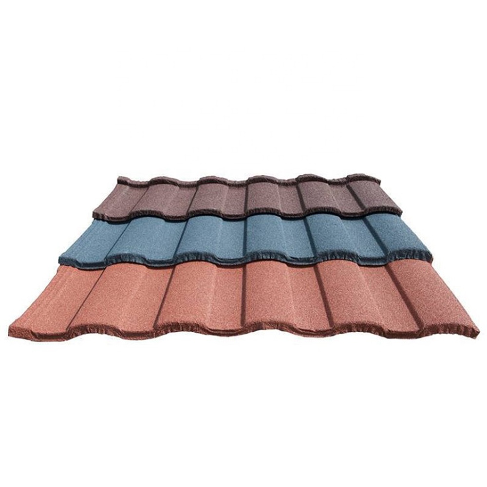 metal roof tiles barrel cap feroof korea stone chip coated steel roof ...