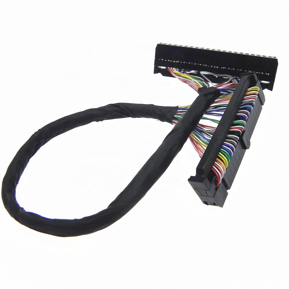 Custom IDC connector 2.54mm pitch 40 pin IDC connector LVDS cable ...