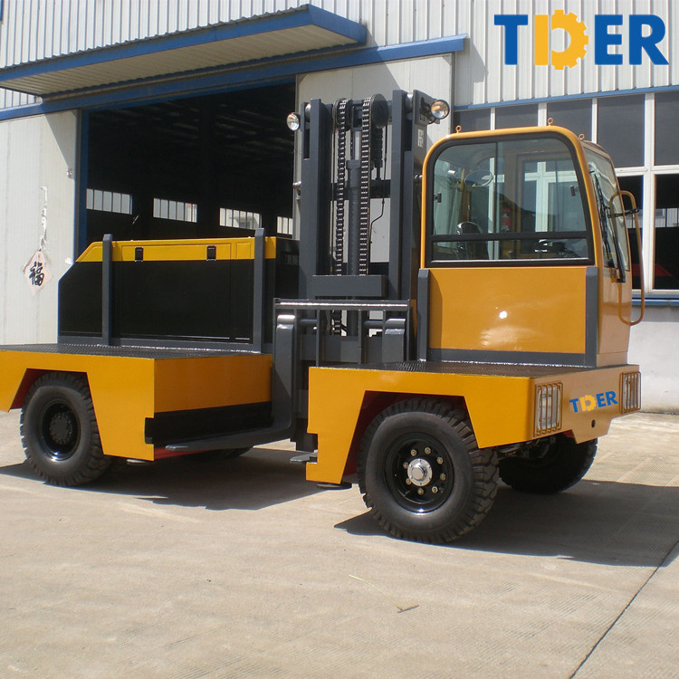 TDER side lift forklift 8 ton side loader forklift truck - tradechina.com
