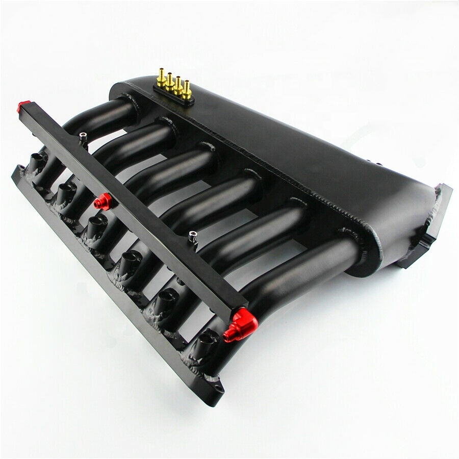Aluminum Intake Manifold Plenum with Fuel Rail For E36 325i 328i 323i ...