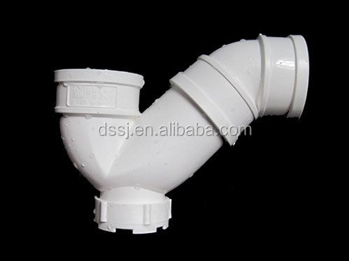 pvc trap p-trap pvc pipe with cleanout drainage - tradechina.com