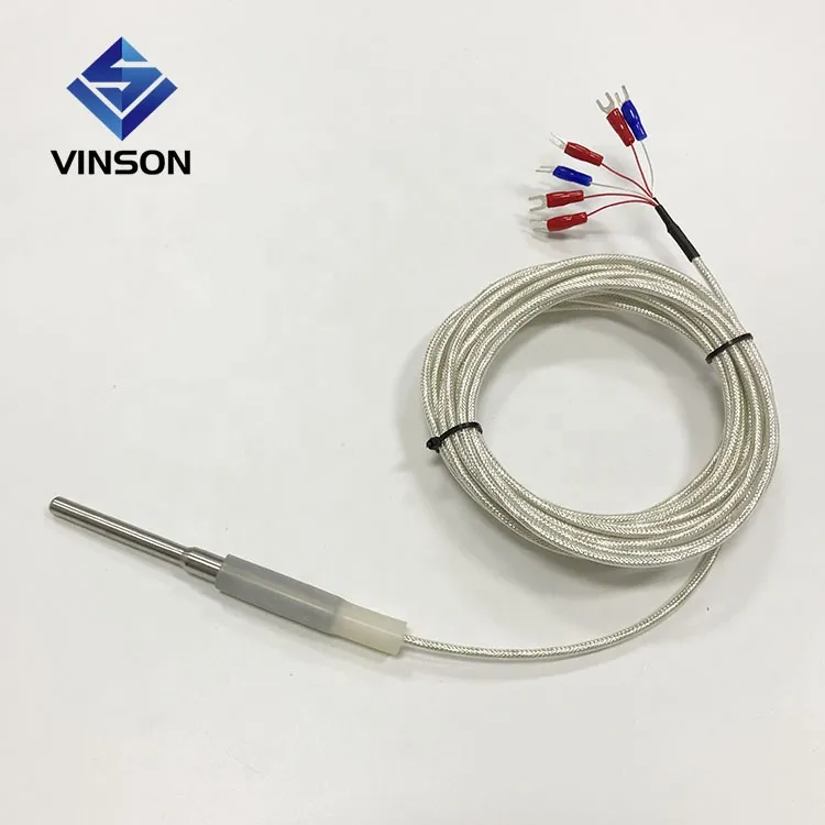 6 wire RTD temperature sensor RTD PT1000 Duplex RTD PT100 temperature ...