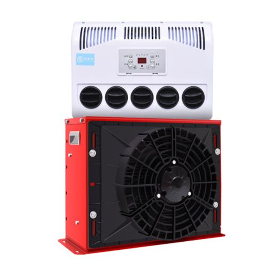mini 48v 24v 12 volt 12v rooftop caravan truck car cabs crane dc powered air conditioner for ...