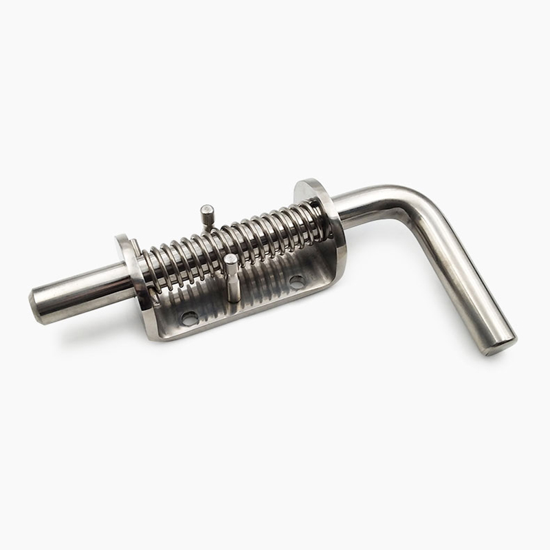 Heavy Duty Steel Barrel Bolt Lock Spring Loaded Locking Latch Rod with ...