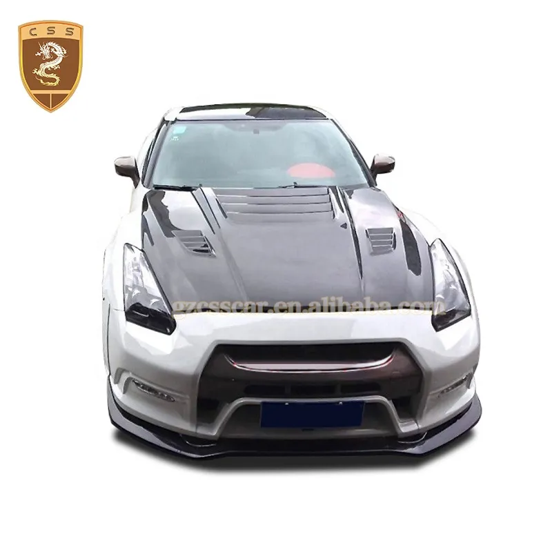 For Nissan Gtr R35 Vari Style Wide Body Kit Carbon Fiber Mix Fiberglass ...