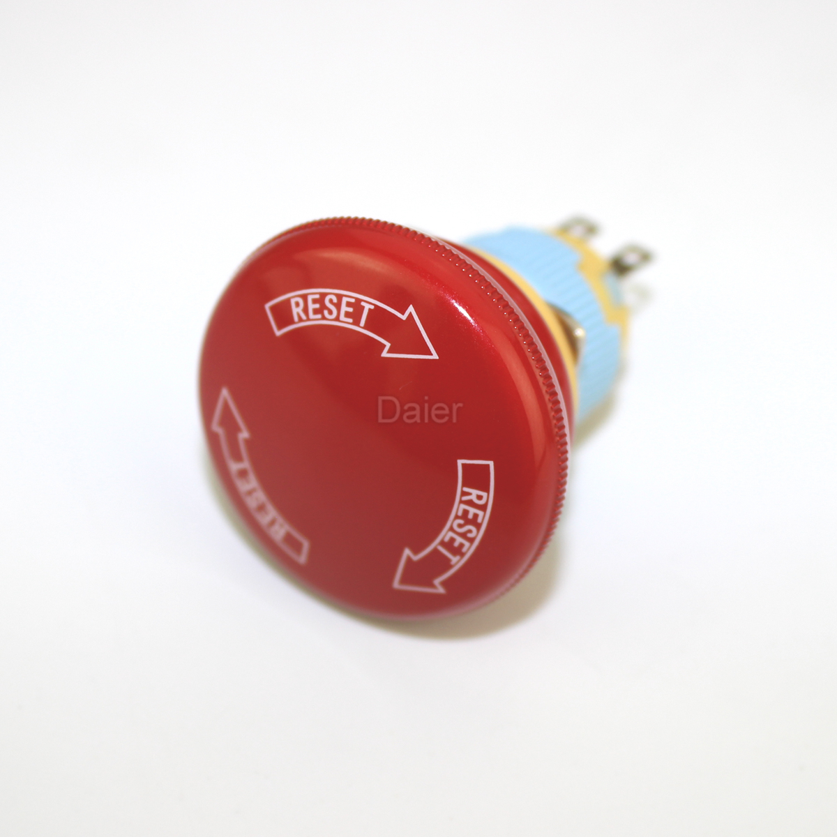 16mm Mushroom Button Emergency Stop Key Push Button Switch - tradechina.com
