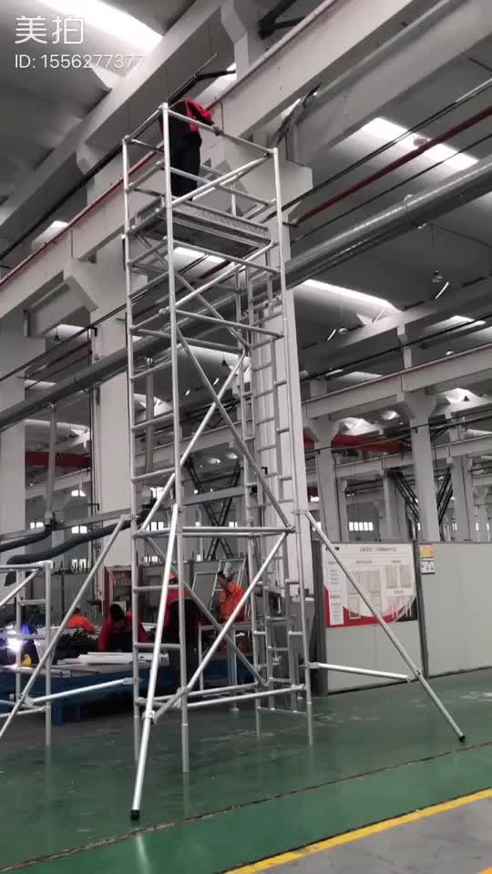 Aluminum movable scaffolding tower ladder scaffoldings - tradechina.com