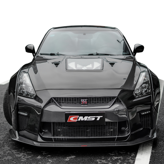 Body kit for nissan gtr r35 front bumper rear bumper wide flare carbon ...