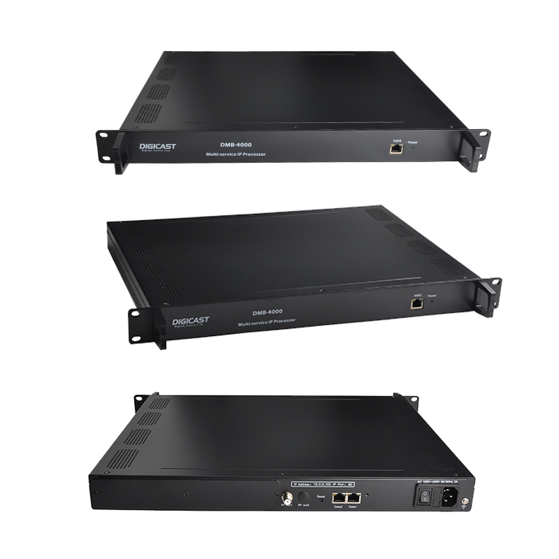 16/32 Channel IP QAM Modulator with mux and scrambler GbE IP to RF dvb ...