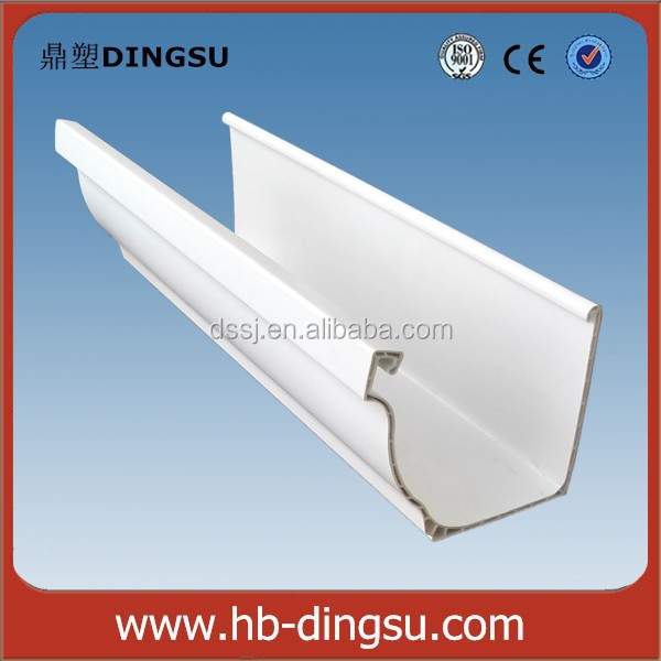 Malaysia pvc square gutter /pvc gutter /pvc rain gutter roofing gutter ...