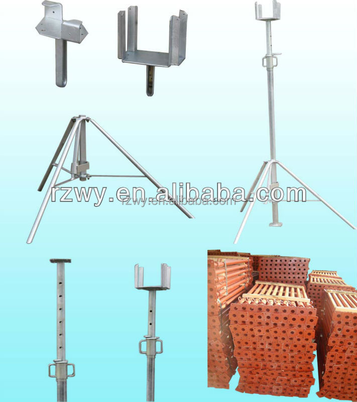 Push Pull props for steel formwork Adjustable Scaffolding shoring prop ...