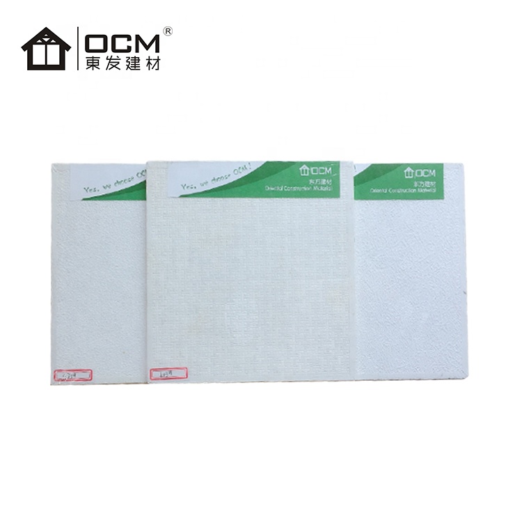 Pvc Gypsum tile 60x60 prefabricated wall panels pvc ceiling designs for ...