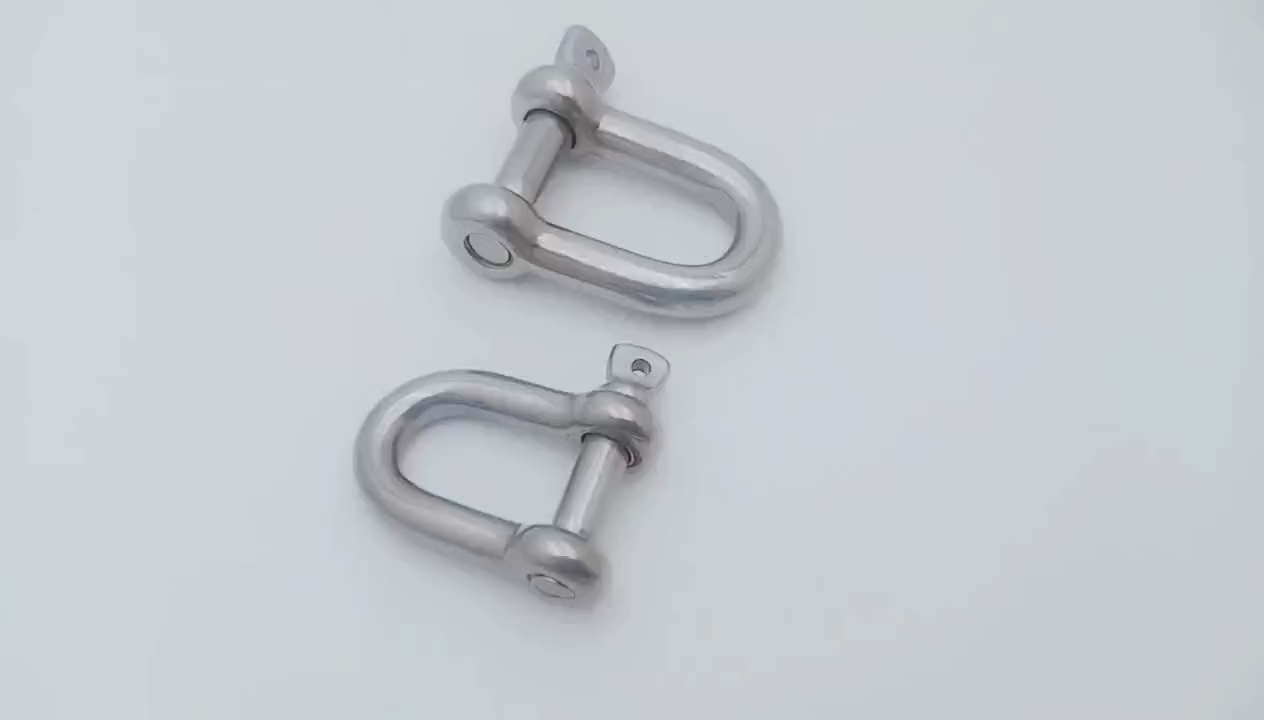 forged Stainless steel screw pin anchor shackles d link shackle ...