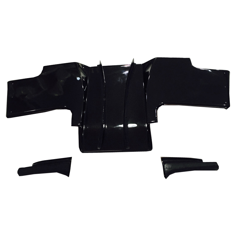 For RX7 FD3S RE-GT RE Style carbon fiber Rear Diffuser with Middle ...