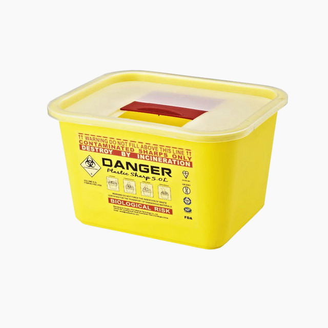 plastic containers 5 liters medical sharps container in health ...