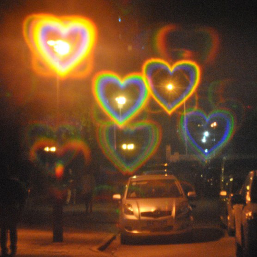 A4 Size Diffraction Grating Sheet See Hearts Diffraction Film ...