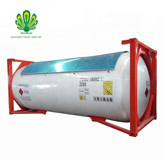 20 ft container tank acetone / butanol / ethanol portable tank ...