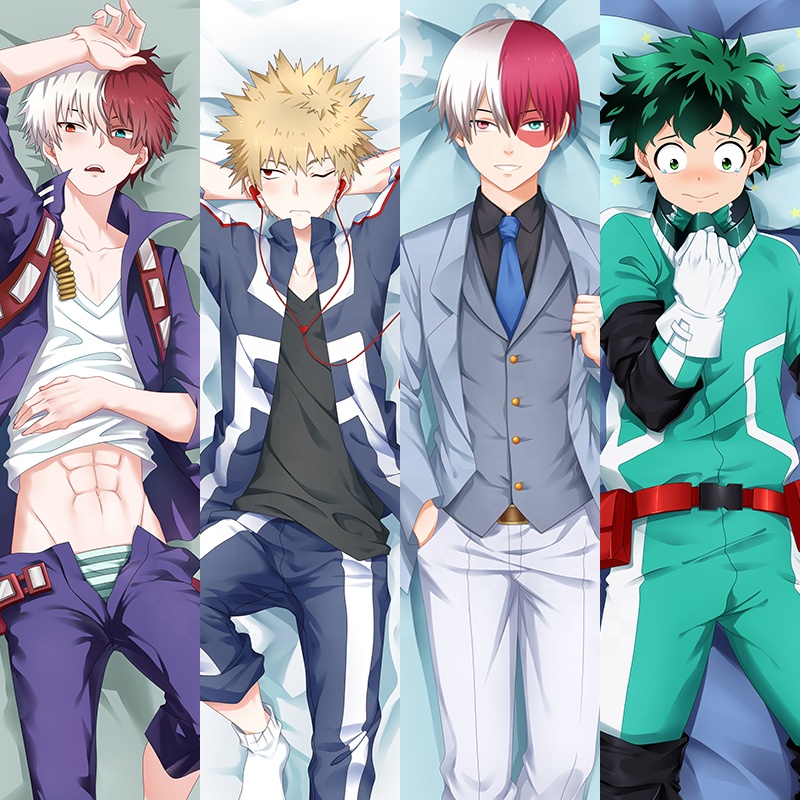 My Hero Academia Todoroki shoto Midoriya Izuku Dakimakura Custom ...