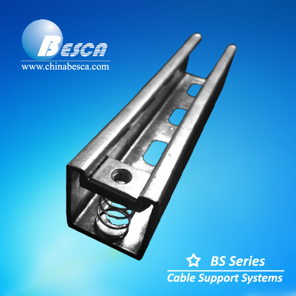 Steel framing U channel unistrut channel cable tray support ...