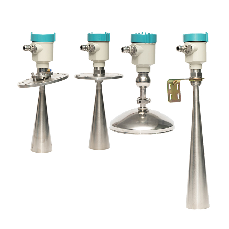 tank radar level sensor silo radar level gauge transmitter river water ...