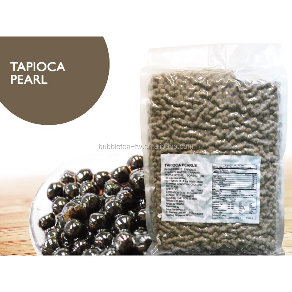 Taiwan Bubble Tea Popping Tapioca Black Pearls - tradechina.com