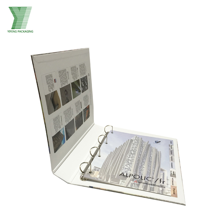 Standard A4 Size Document Case File Folder Hard Paper Ring Binder ...