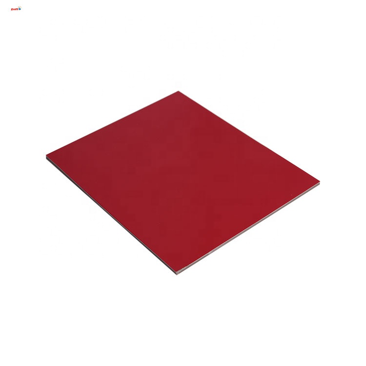 custom 3 mm alucobond indian red wood grain texture acp aluminium ...