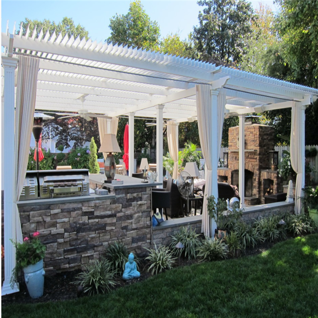 Prefab motorized pergola kits pergola bioclimatic - tradechina.com