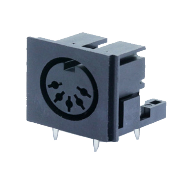 Square 3P To 8P Mini DIN Connector Terminal Plug Female Socket 8-core ...