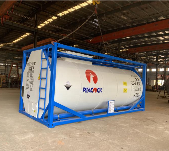 20 FT Hydrochloric acid ISO Tank Container 20,000 liters container ...