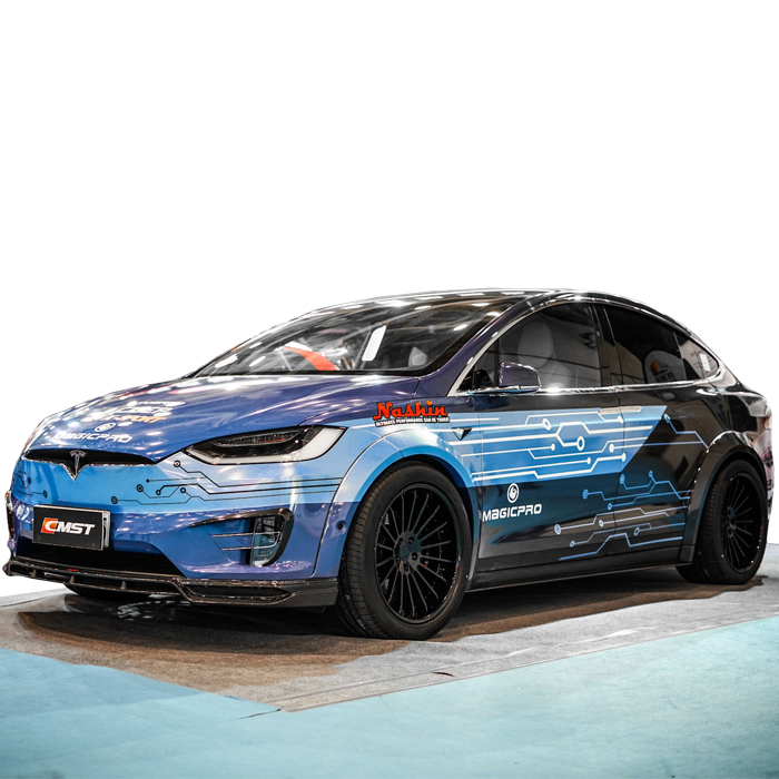 CMST style Widebody kit for Tesla model x front spoiler rear diffuser ...
