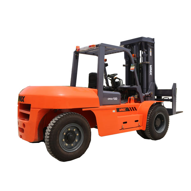 10 ton diesel forklift with 3 m lifting height CPCD 100 forklift truck ...