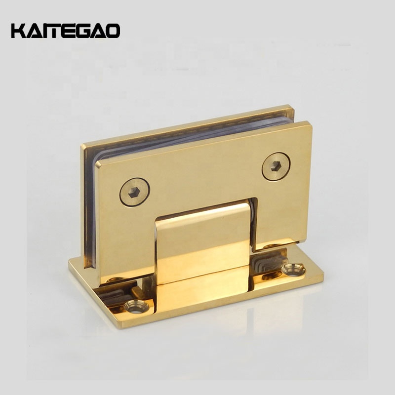 Frameless Glass Door Pivot Screen Shower Hinge Wall Mounted Square ...