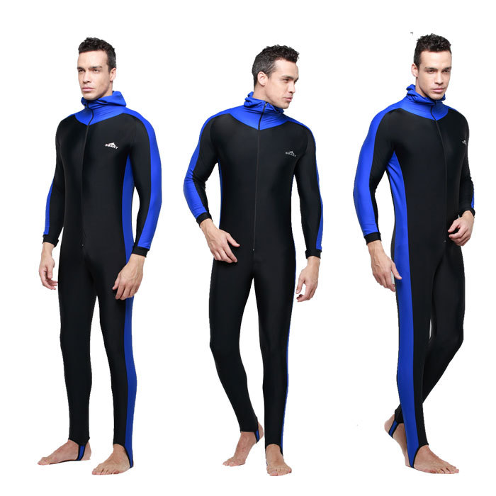 Sbart Mens Stinger Suit Swimming Suit Full Body Front Zipper Spring ...