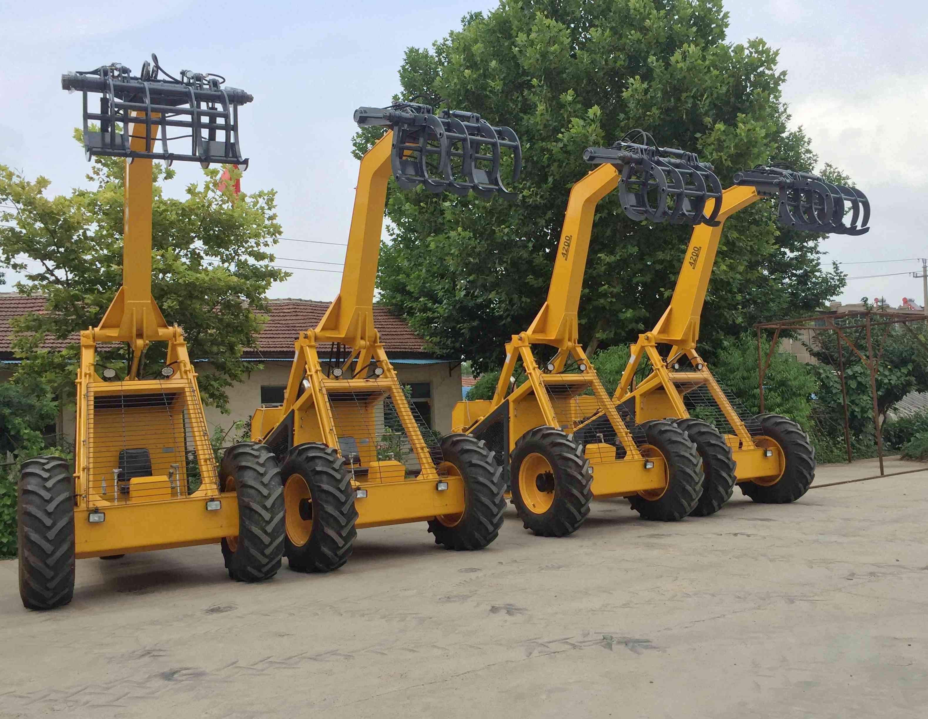 Three Wheels Sugarcane Loader/Sugar Cane Grab Loader - tradechina.com